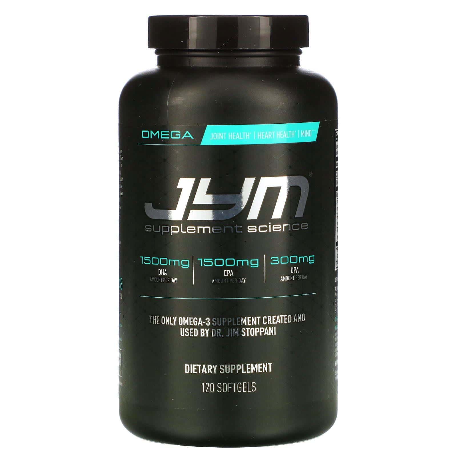 JYM Supplement Science, Omega-3, 120 Softgels – Tienda Allnatural MX