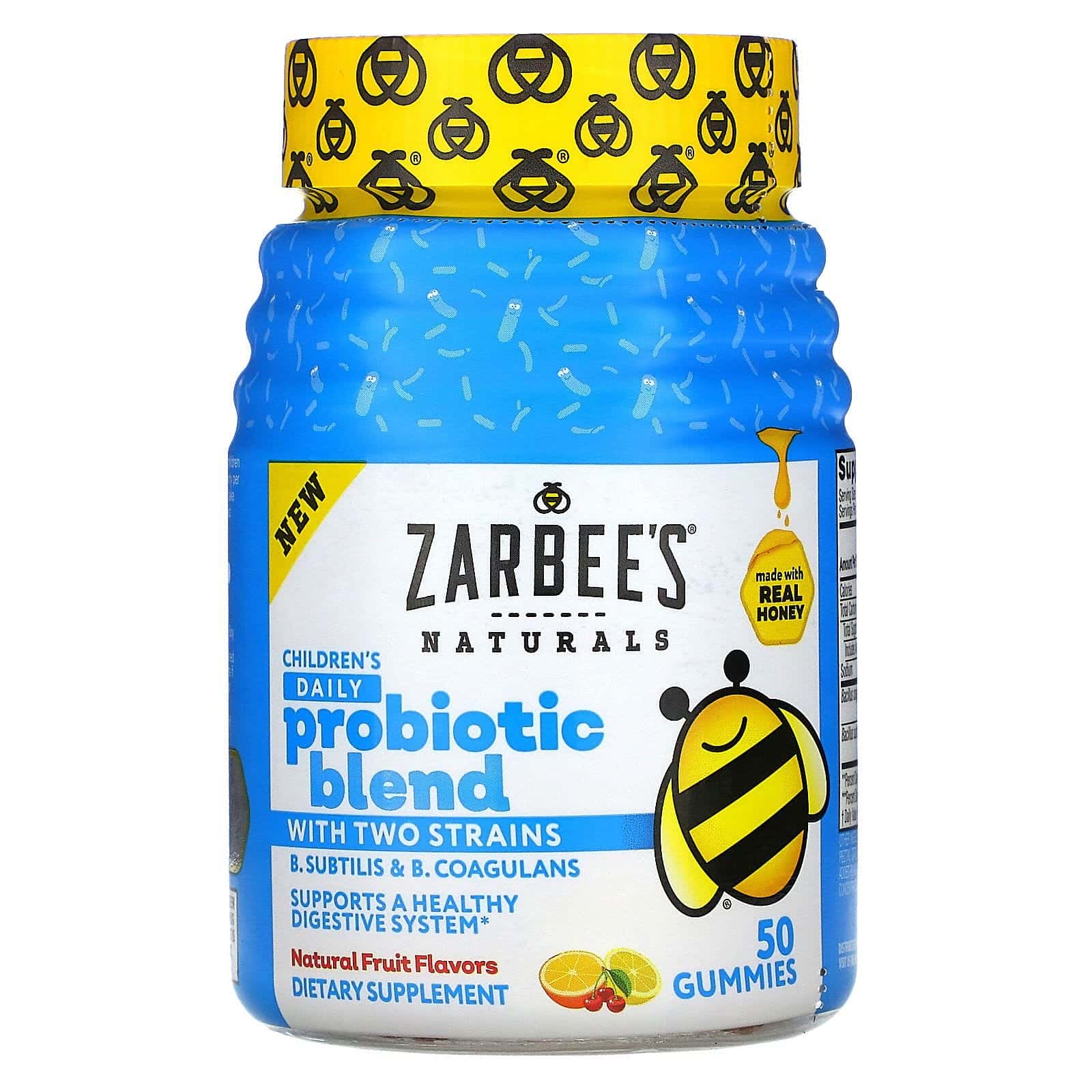 Zarbee's, Children's Daily Probiotic Blend with Two Strains, Natural ...