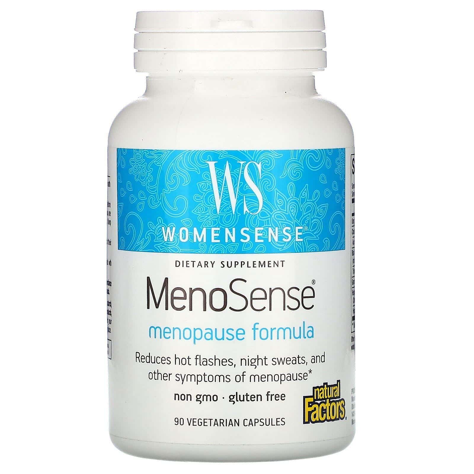 Natural Factors, WomenSense, MenoSense,Formula para la Menopausia, 90 ...