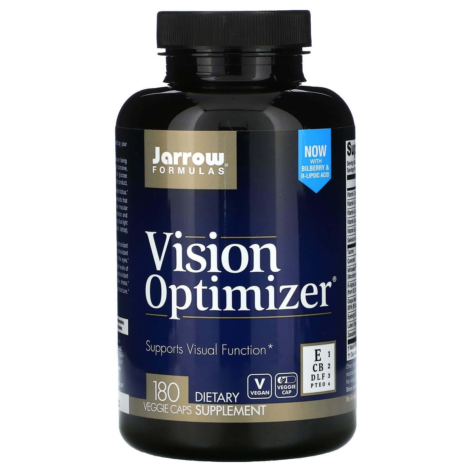 Jarrow Formulas, Vision Optimizer, 180 cápsulas vegetales – Tienda ...