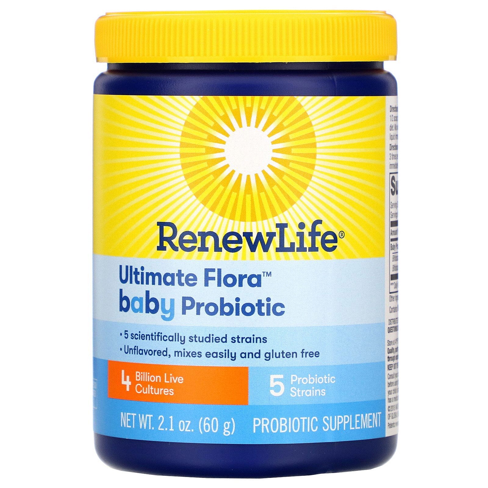 Renew Life, Probióticos para bebés Ultimate Flora, 4000 millones de ...