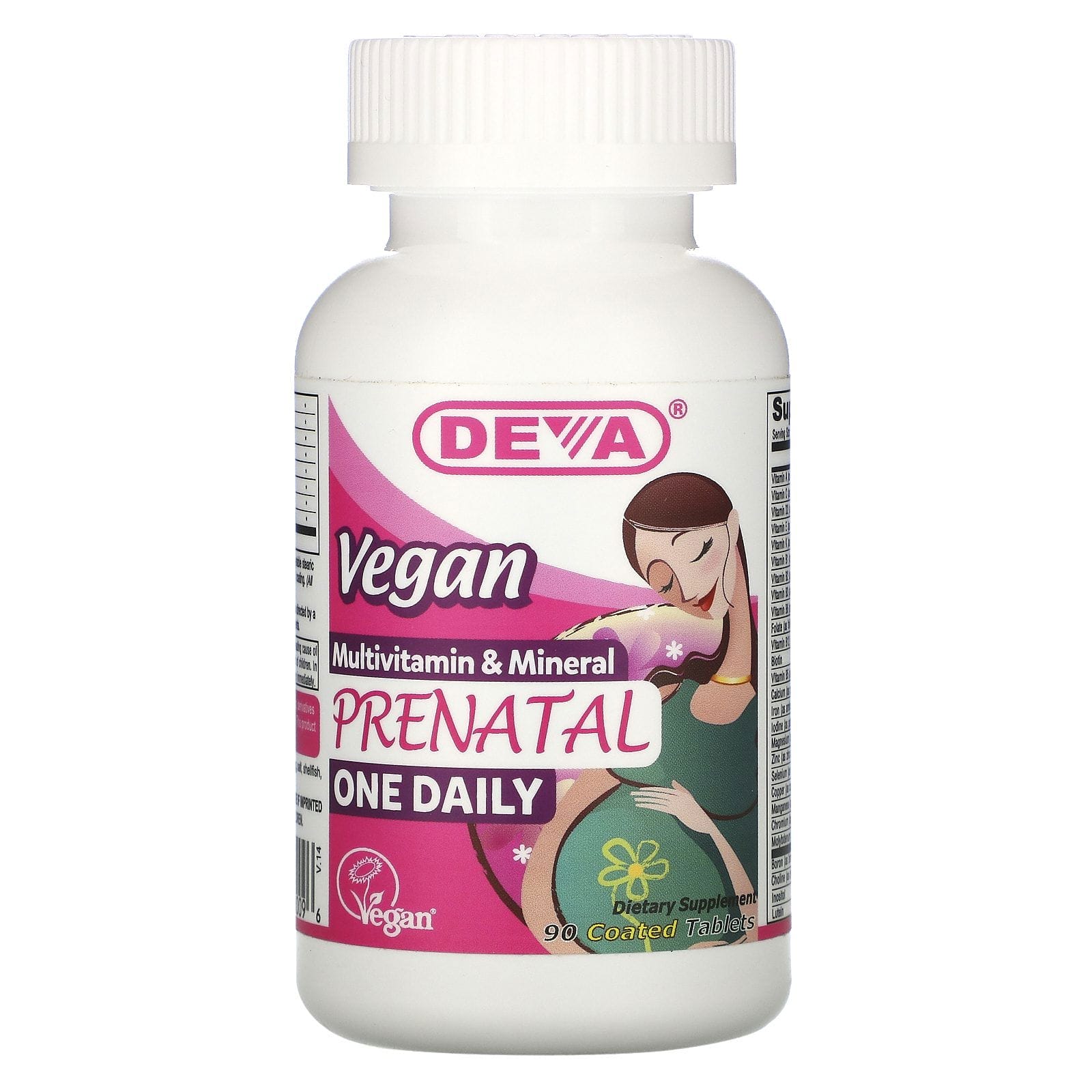Deva, Suplemento multivitamínico y mineral prenatal vegano, Un ...