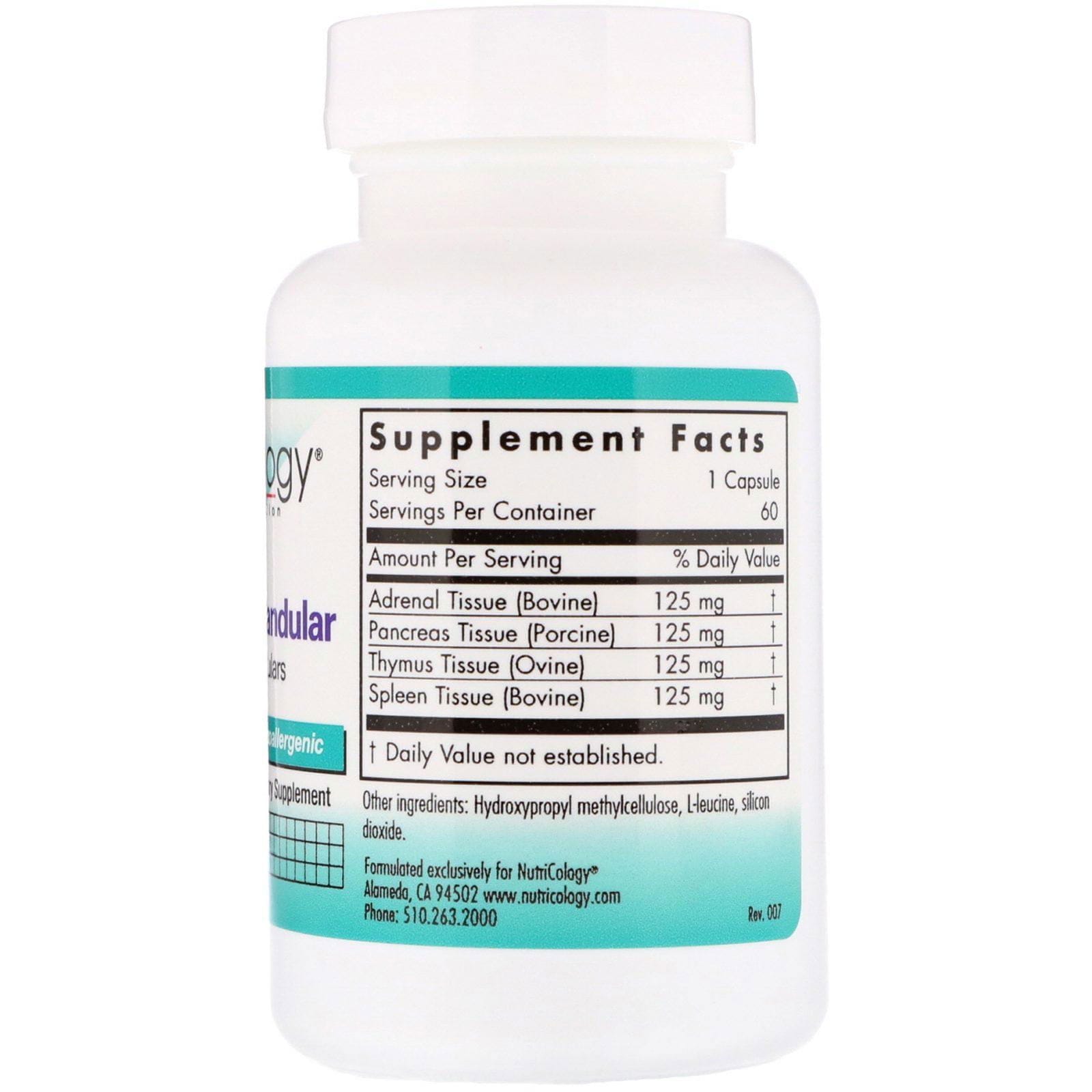 Nutricology, ImmoPlex Glandular, 60 cápsulas vegetales – Tienda ...