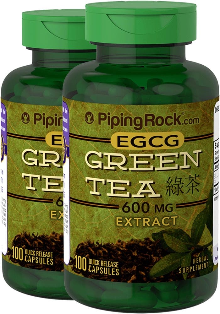 Extracto de té verde EGCG – Extracto estandarizado, 600 mg, 100 ...